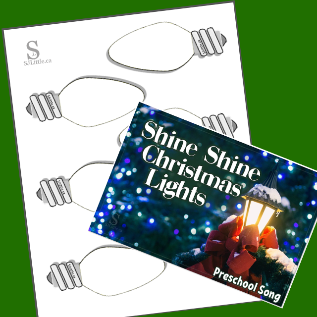 Shine Shine Christmas Lights Freebie Image – S J Little | S. J. Little